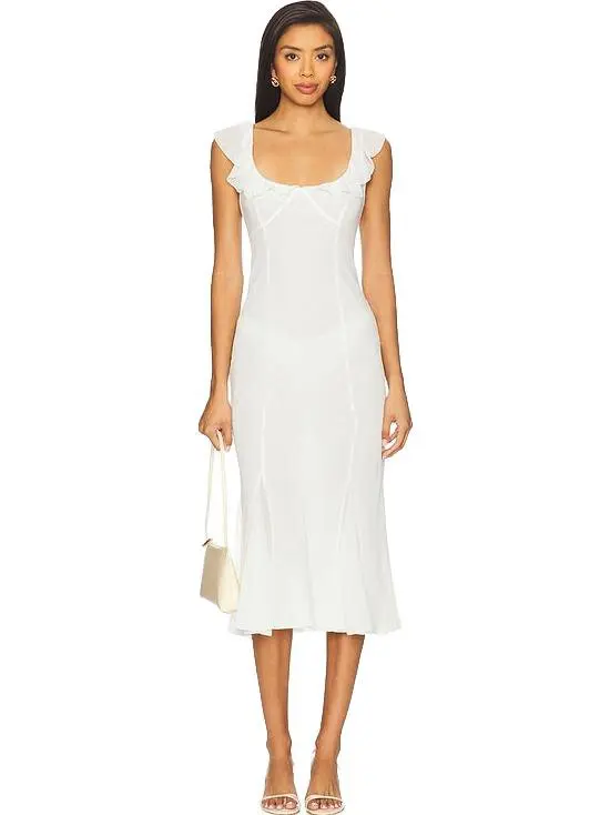 CAMILA COELHO Alda Midi Dress - Bone