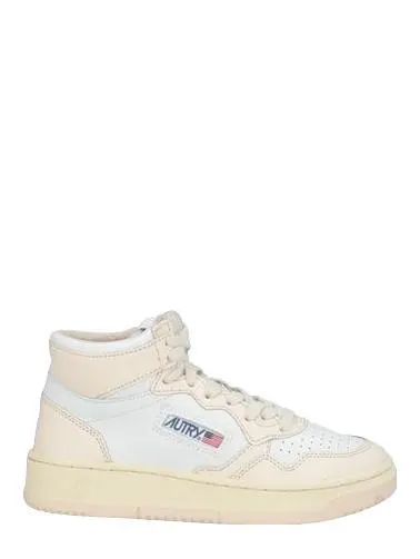 AUTRY Leather High-top Sneakers - White