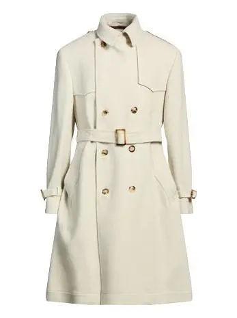 Brunello Cucinelli Wool, Silk, Cashmere, And Cotton Coat - Beige