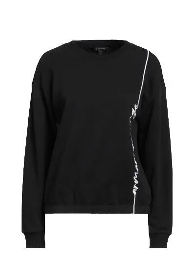 Armani Exchange Cotton-blend French Terry Sweatshirt - Black