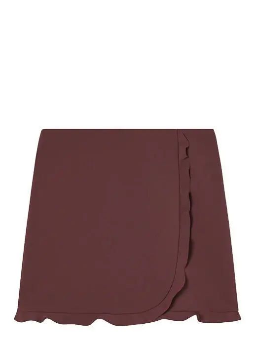 Tory Burch Stretch Golf Skirt - Dark Sangria