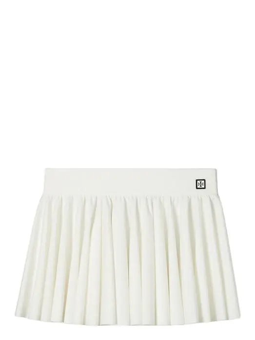 Tory Burch Flounce Jersey Tennis Skirt - Snow White
