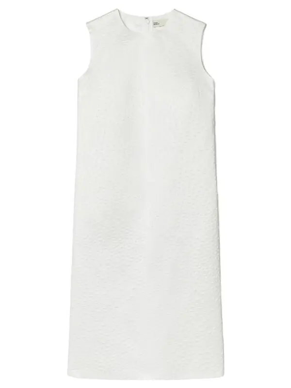 Tory Burch Textured Shift Dress - White
