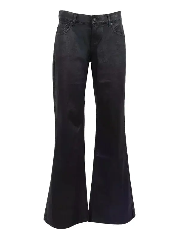 7 For All Mankind Flared Jeans - Black