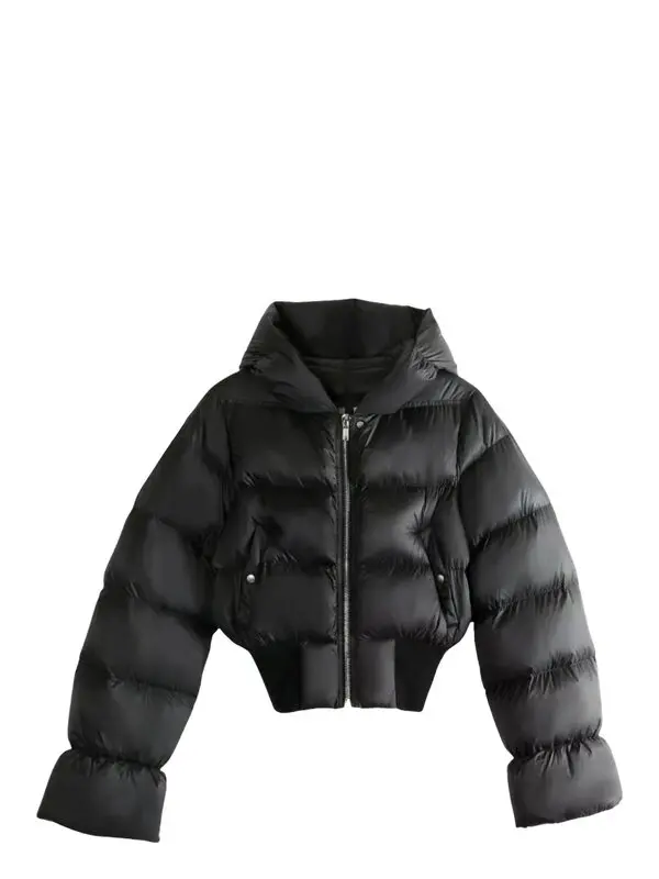 Rick Owens Hooded Puffer Jacket - Black