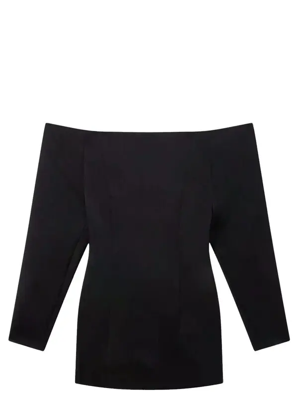 Stella McCartney Off-shoulder Mini Dress - Black