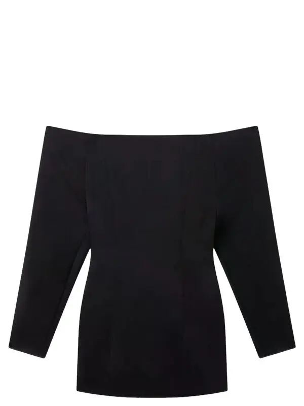 Stella McCartney Off-shoulder Mini Dress - Black