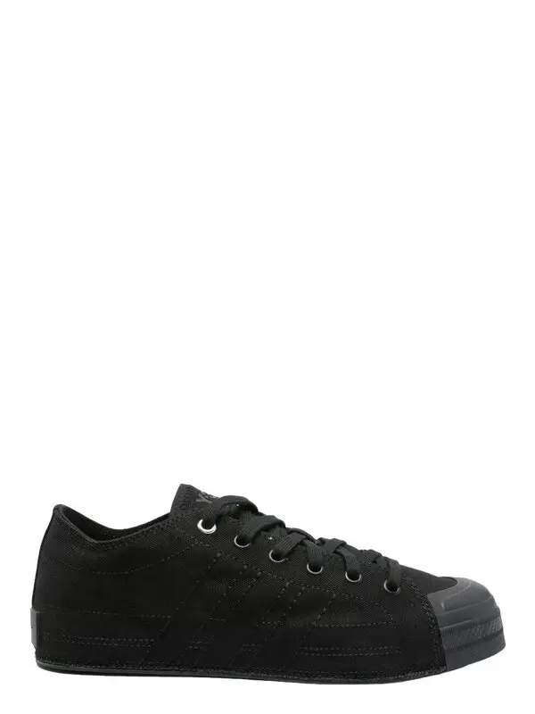 Y3 Nizza Lo Three-stripe Sneakers - Black