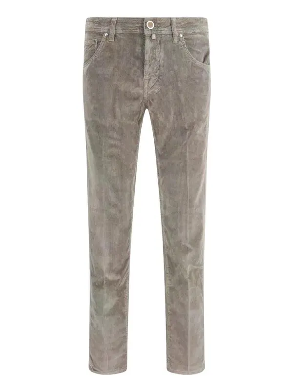 Jacob Cohen Five-pocket Corduroy Trousers - Grey