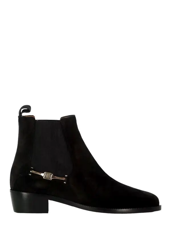 FERRAGAMO 30mm Logo-detail Boots - Black