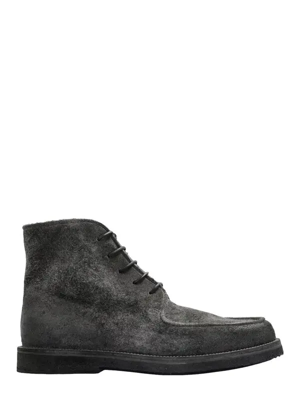 Marsèll Lace-up Suede Boots - Grey