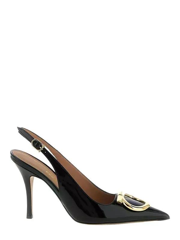 FERRAGAMO 90mm Gancini-detailed Pumps - Black