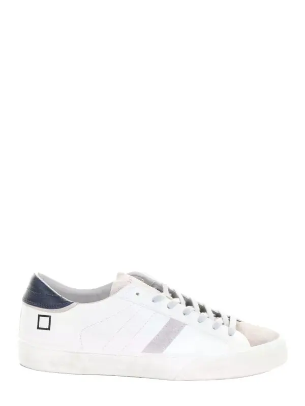D.a.t.e. Leather Panel Sneakers - White