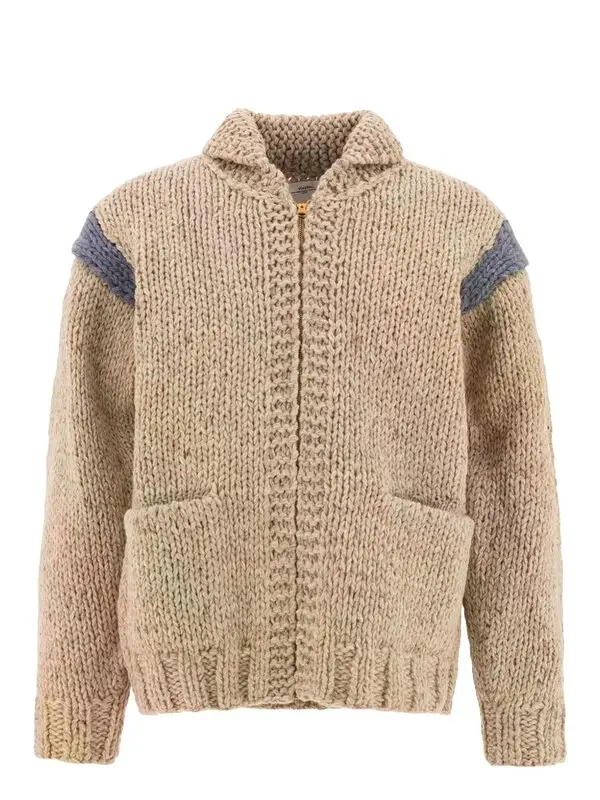 Visvim Hand-knit Zip-front Cardigan - Neutrals