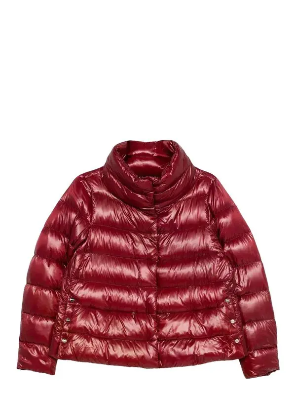 Herno Quilted High-neck Padded Jacket - Red