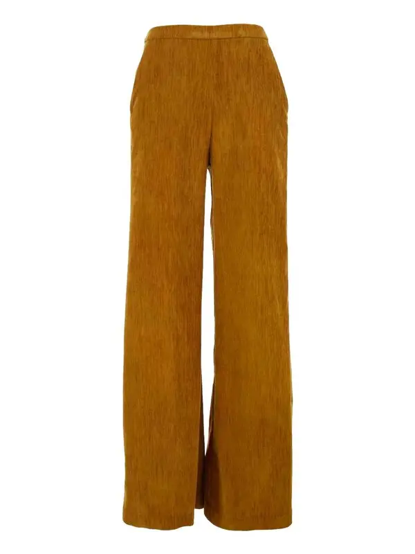 FORTE_FORTE Wide-leg Trousers - Yellow