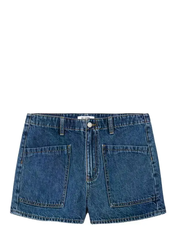 RE/DONE Bender Denim Shorts - Blue