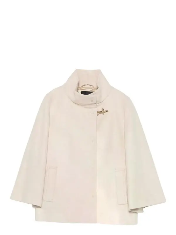 FAY Toggle-fastening Jacket - Neutrals