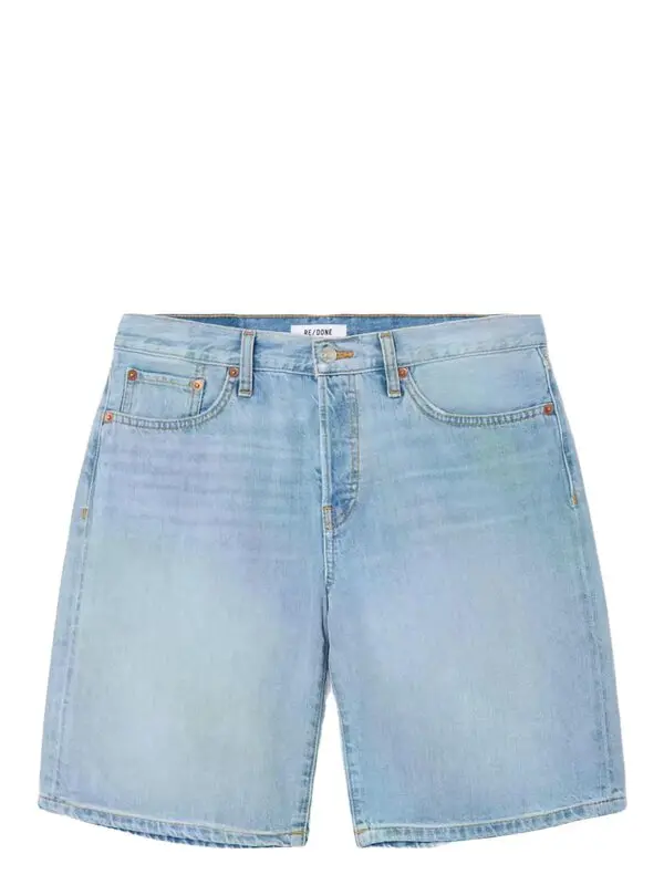 RE/DONE The Thrasher Denim Shorts - Blue