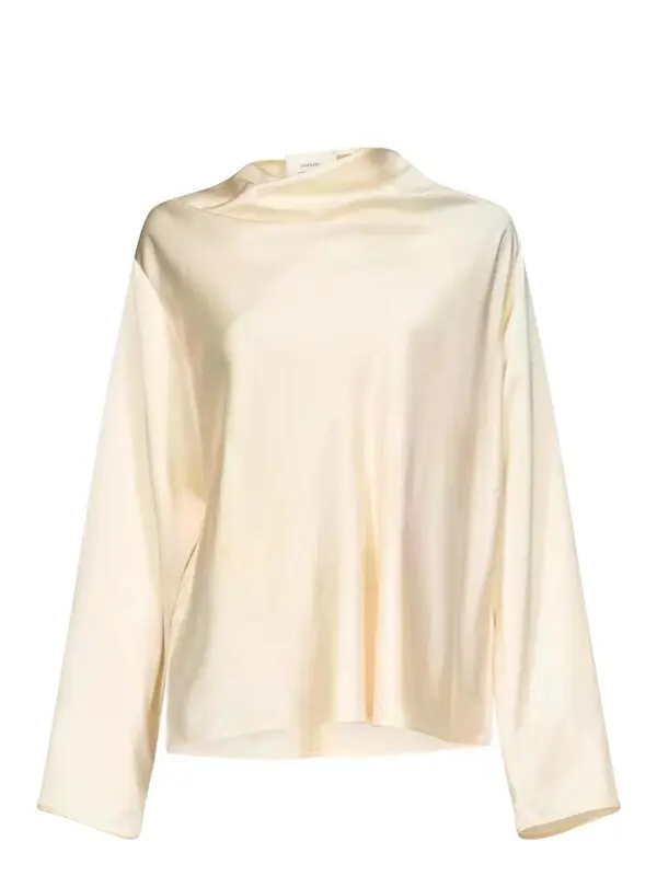 Loulou De Saison Draped Blouse - Neutrals