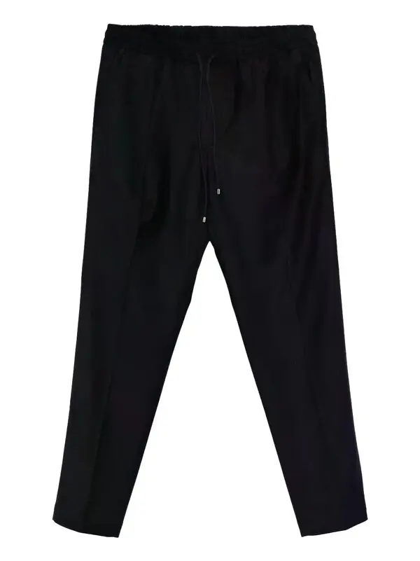 BRIGLIA 1949 Drawstring Wool Trousers - Blue