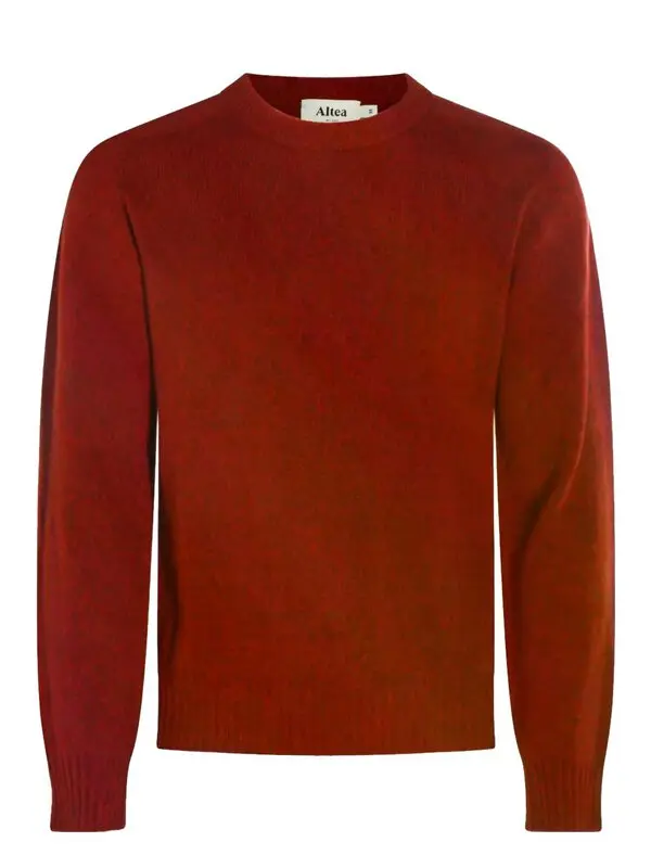 Altea Long-sleeve Crew-neck Sweater - Red