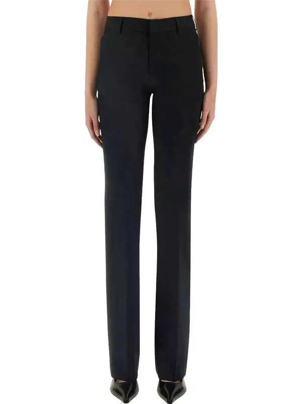 PT TORINO Flared-leg Tailored Trousers - Blue