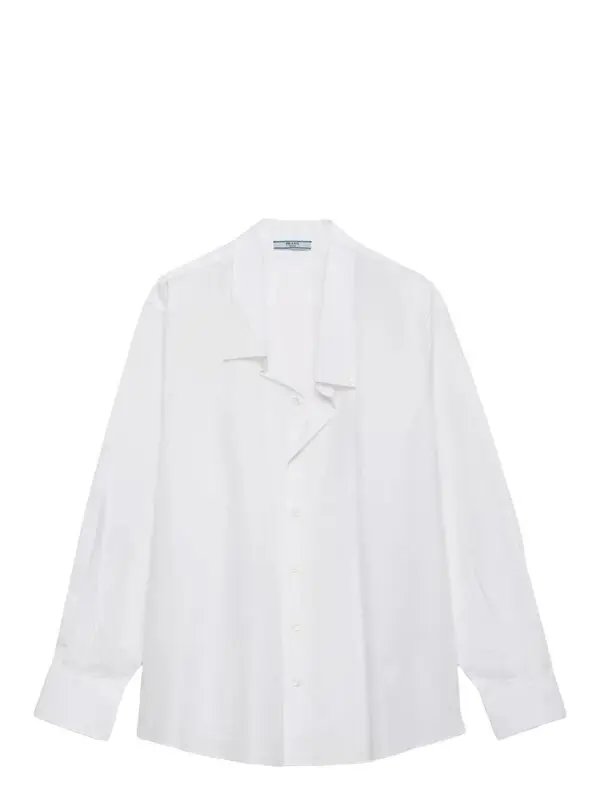 Prada Poplin Button-fastening Shirt - White