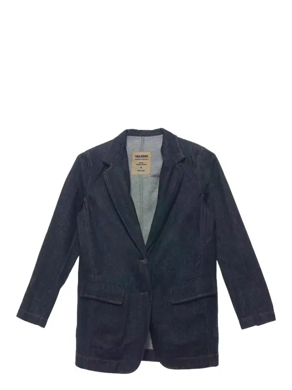 UMA WANG Button-fastening Blazer - Blue