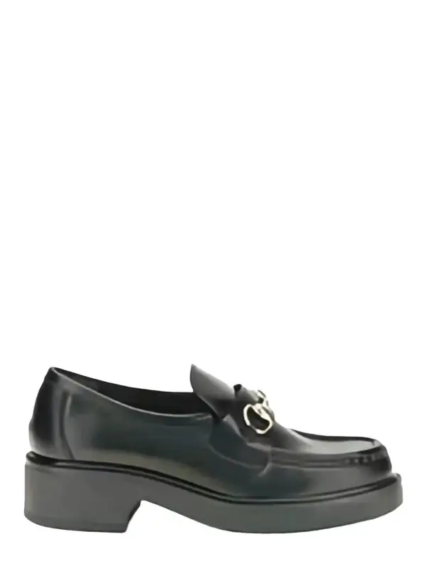 Gucci Horsebit Platform Loafers - Black