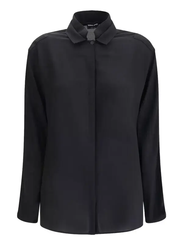 Giorgio Armani Long-sleeve Shirt - Black
