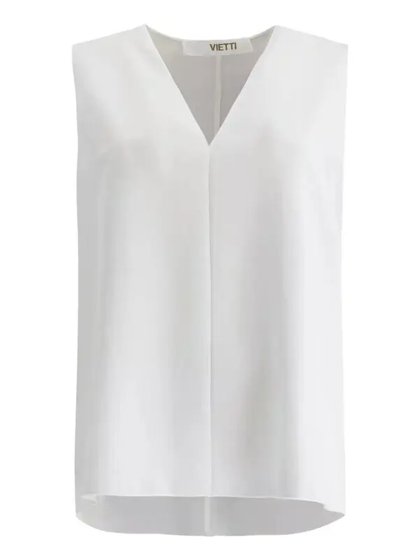 F.IT V-neck Sleeveless Top - White