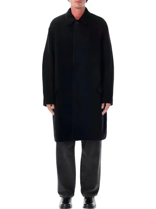 MARANT Buttoned Coat - Black