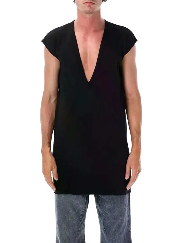 Rick Owens Dylan Sleeveless Tank Top - Black