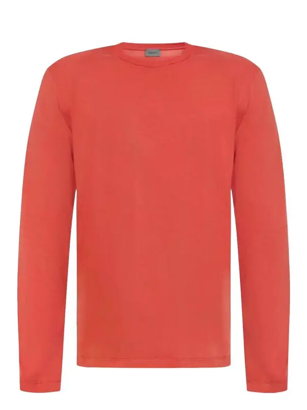 Hanro Long-sleeved Cotton T-shirt - Red
