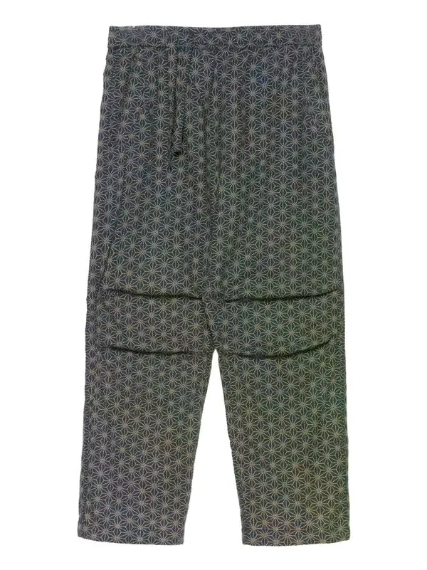 MAHARISHI Geometric-pattern Track Pants - Blue