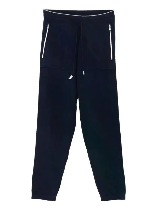 Eleventy Cashmere Track Trousers - Blue