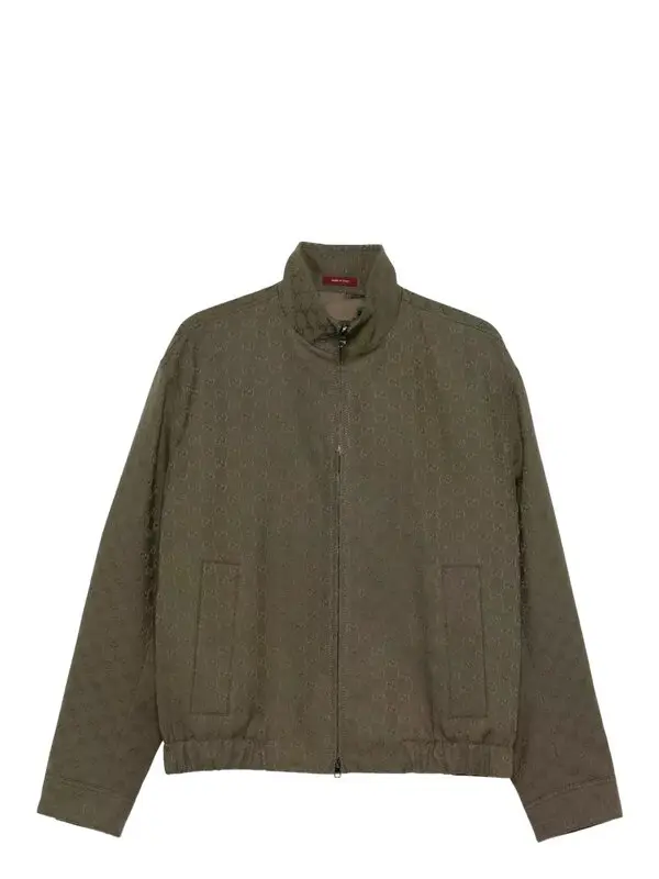 Gucci Zip-up Bomber Jacket - Green
