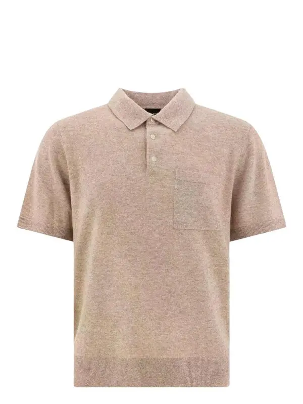 Vince Pocket Short-sleeve Polo Shirt - Neutrals