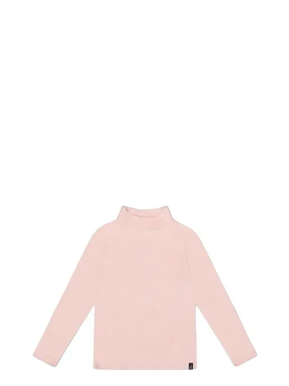 DEUX PAR DEUX Ribbed Mock Neck Top - Pink