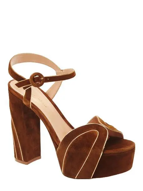 GIANVITO ROSSI Platform Sandal - Mekong Texas