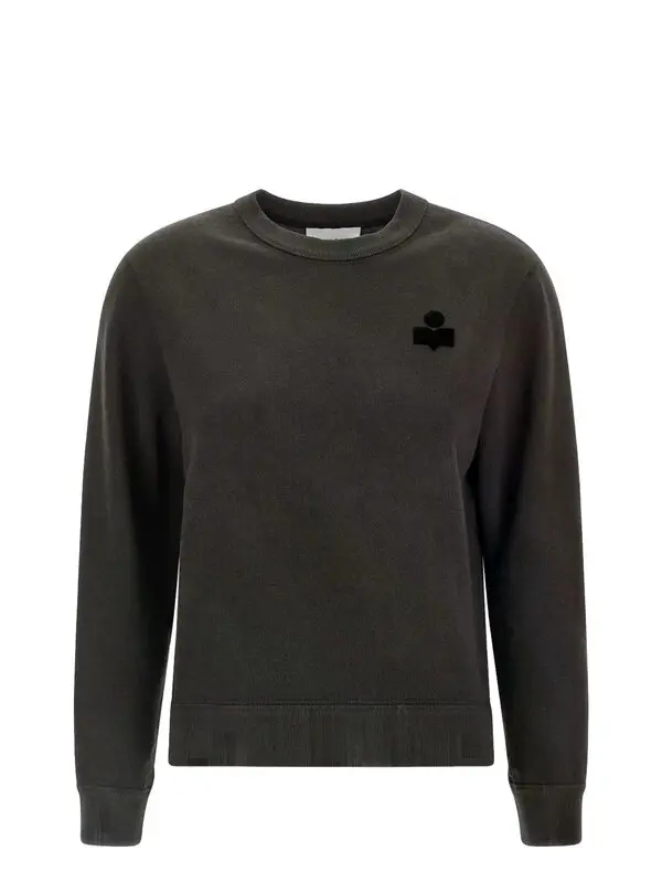 MARANT ETOILE Maurine Cotton Sweatshirt - Black