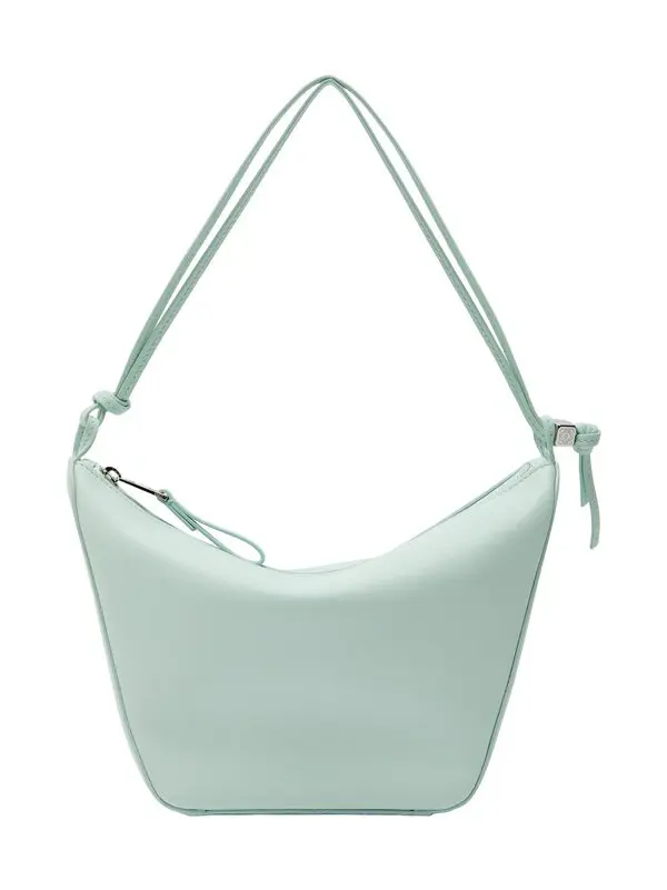 Loewe Hammock Hobo Mini Leather Shoulder Bag - Light Blue