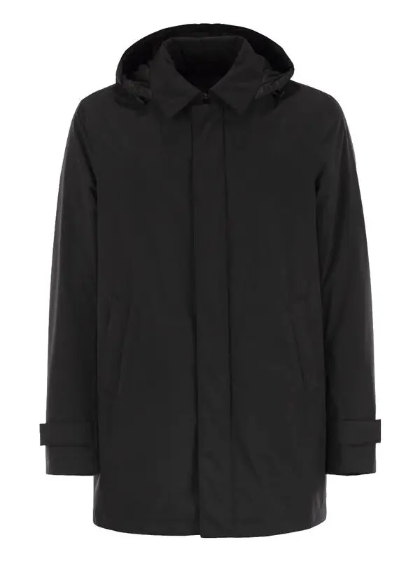 Herno Waterproof Coat - Black
