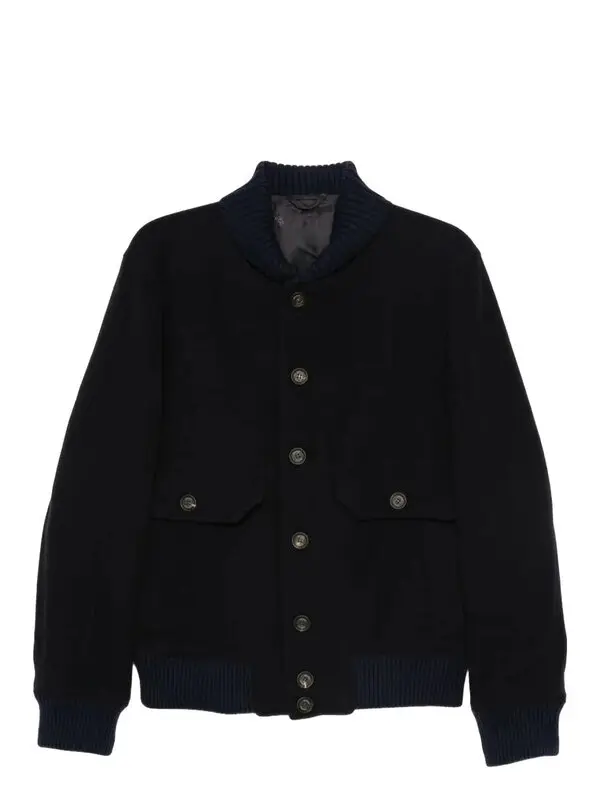 Eleventy Wool Jacket - Blue