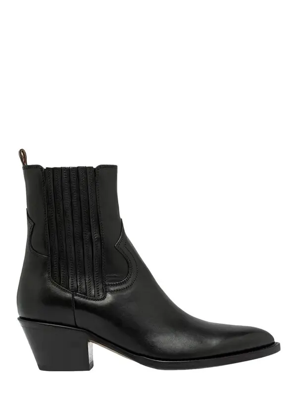 BUTTERO® 60mm Elastic-panel Ankle Boots - Black