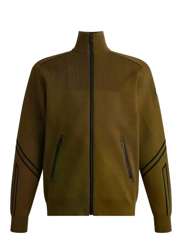 Fusalp Panelled Cardigan - Brown