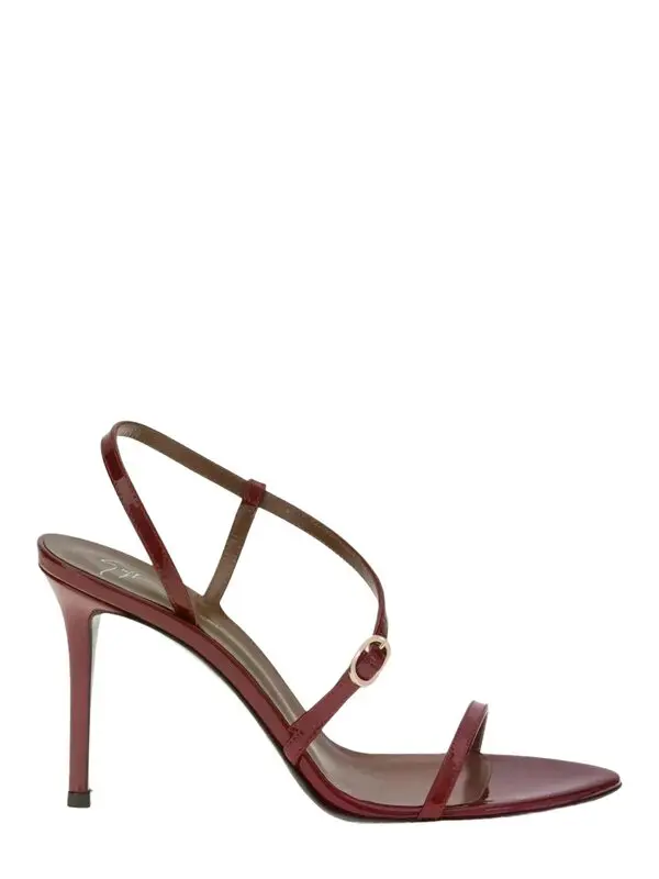 GIUSEPPE ZANOTTI 90mm Buckle-detail Stiletto Sandals - Red