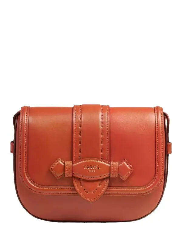 LANCEL Sienna Flap Satchel - Brown