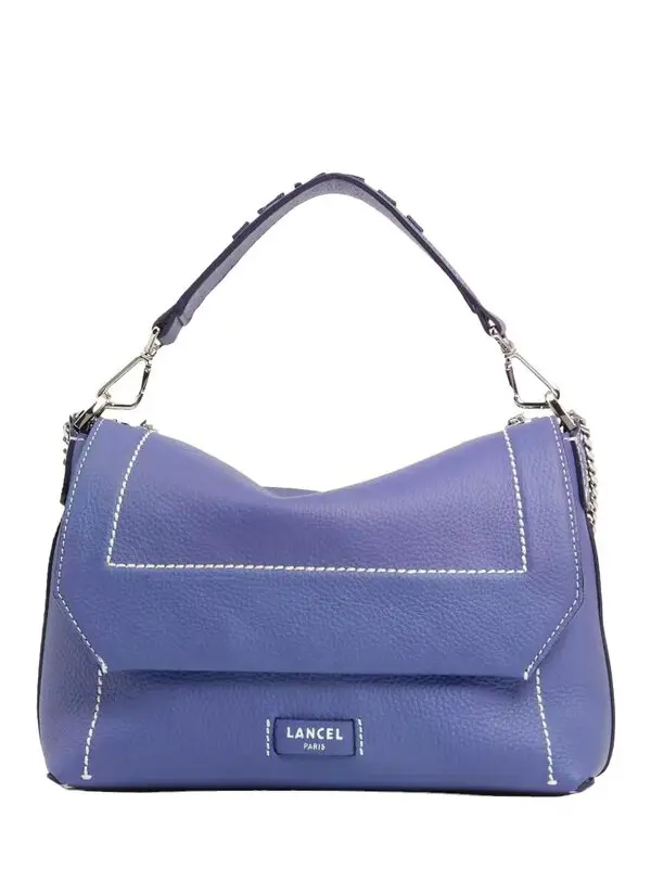 LANCEL Ninon Flap-detail Satchel - Blue